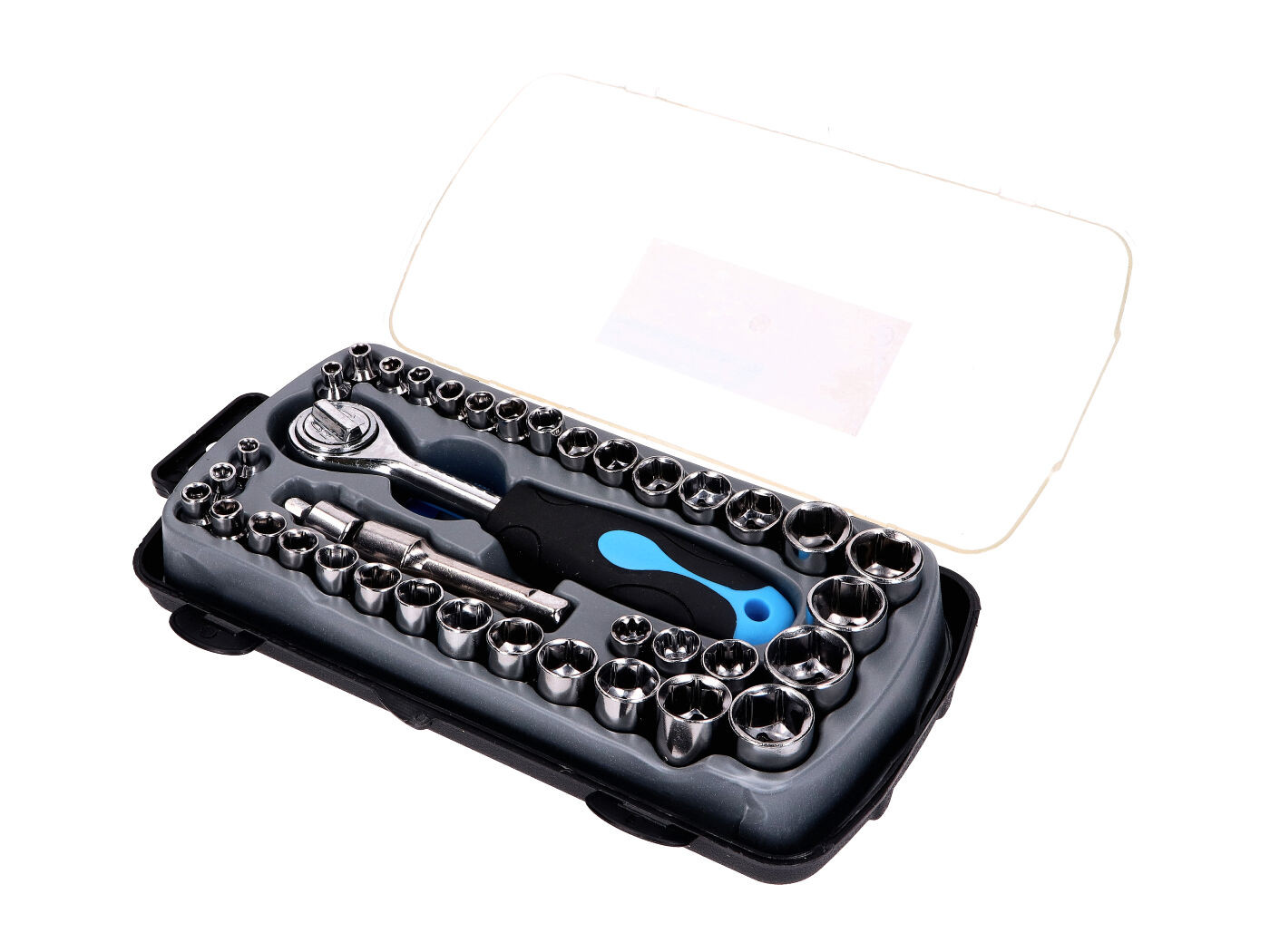 Wrench Socket Set 39-piece Metric And AF Sizes