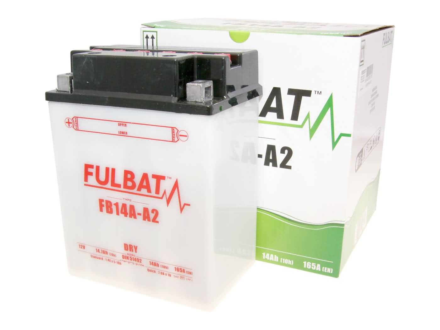 Battery Fulbat FB14A-A2 DRY Incl. Acid Pack