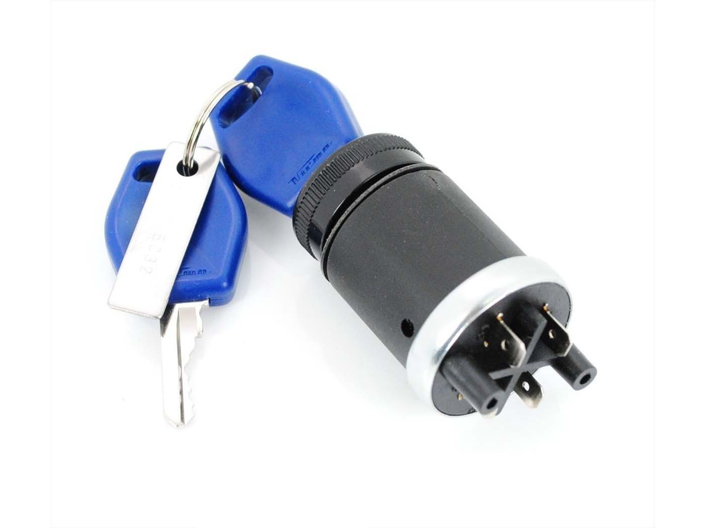 Ignition Lock Black With 2 Keys For Tomos, A 35, Revival