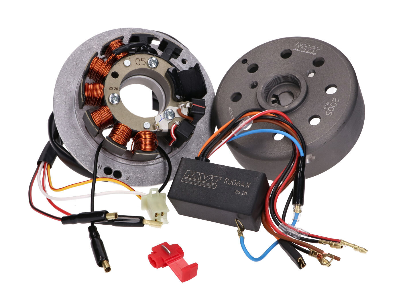 Ignition MVT Millenium For Minarelli Horizontal 03- W/ Catalytic Converter